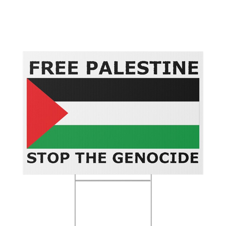 Free Palestine Lawn Sign - Etsy