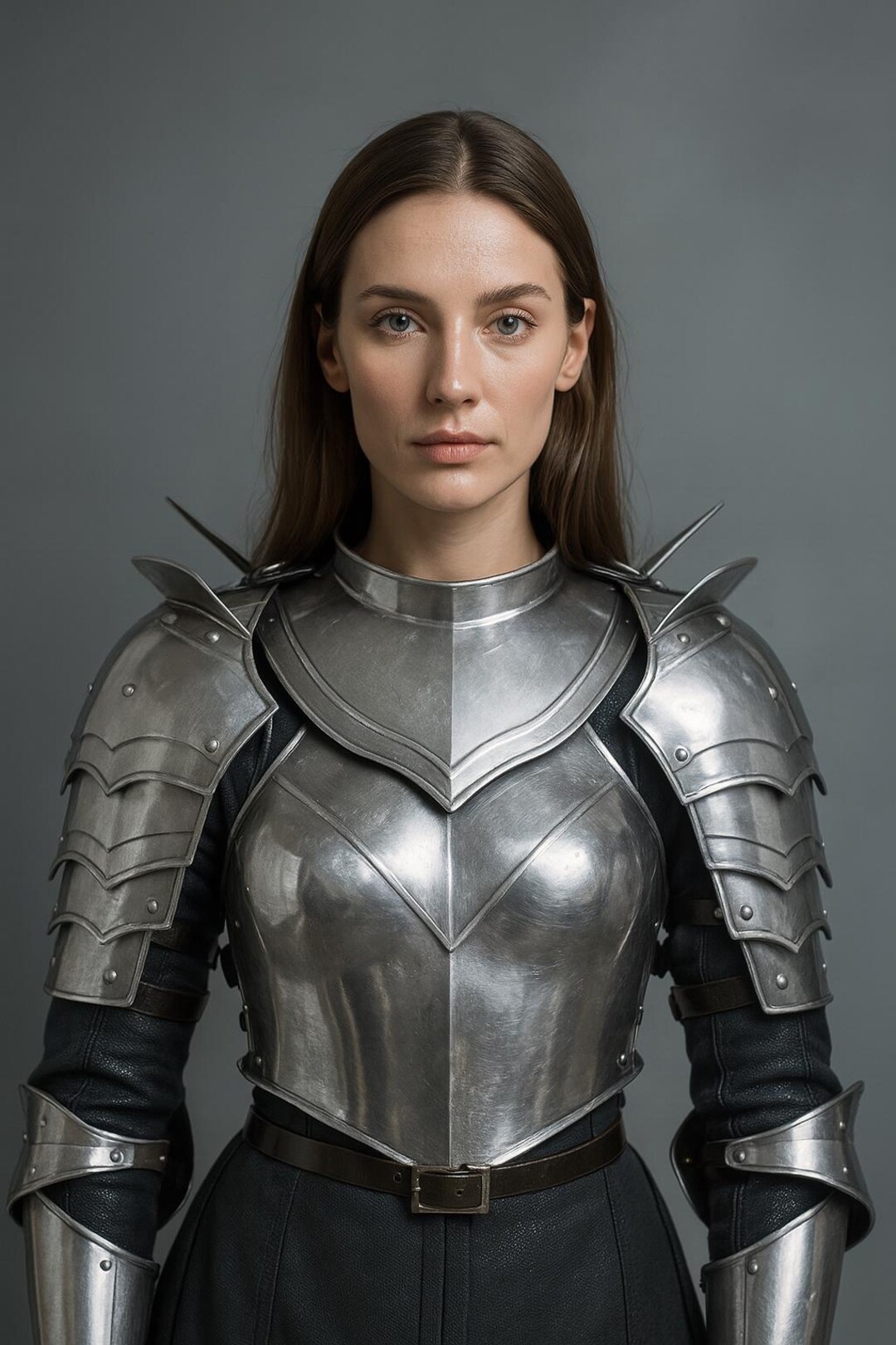 Hand Forged 18-gauge Steel Lady Armor Suit, LARP Cosplay - Etsy