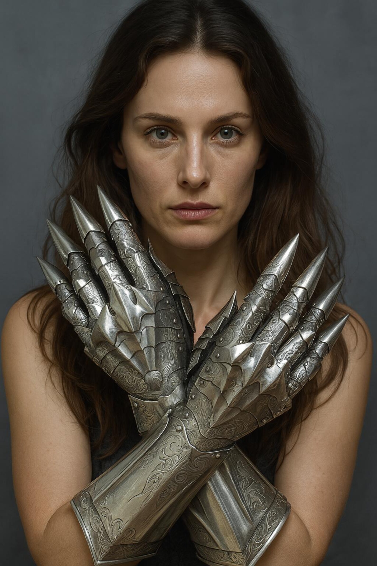 Etched Medieval Gauntlet Gloves : 18-gauge Steel Gothic Armor Gloves - Etsy