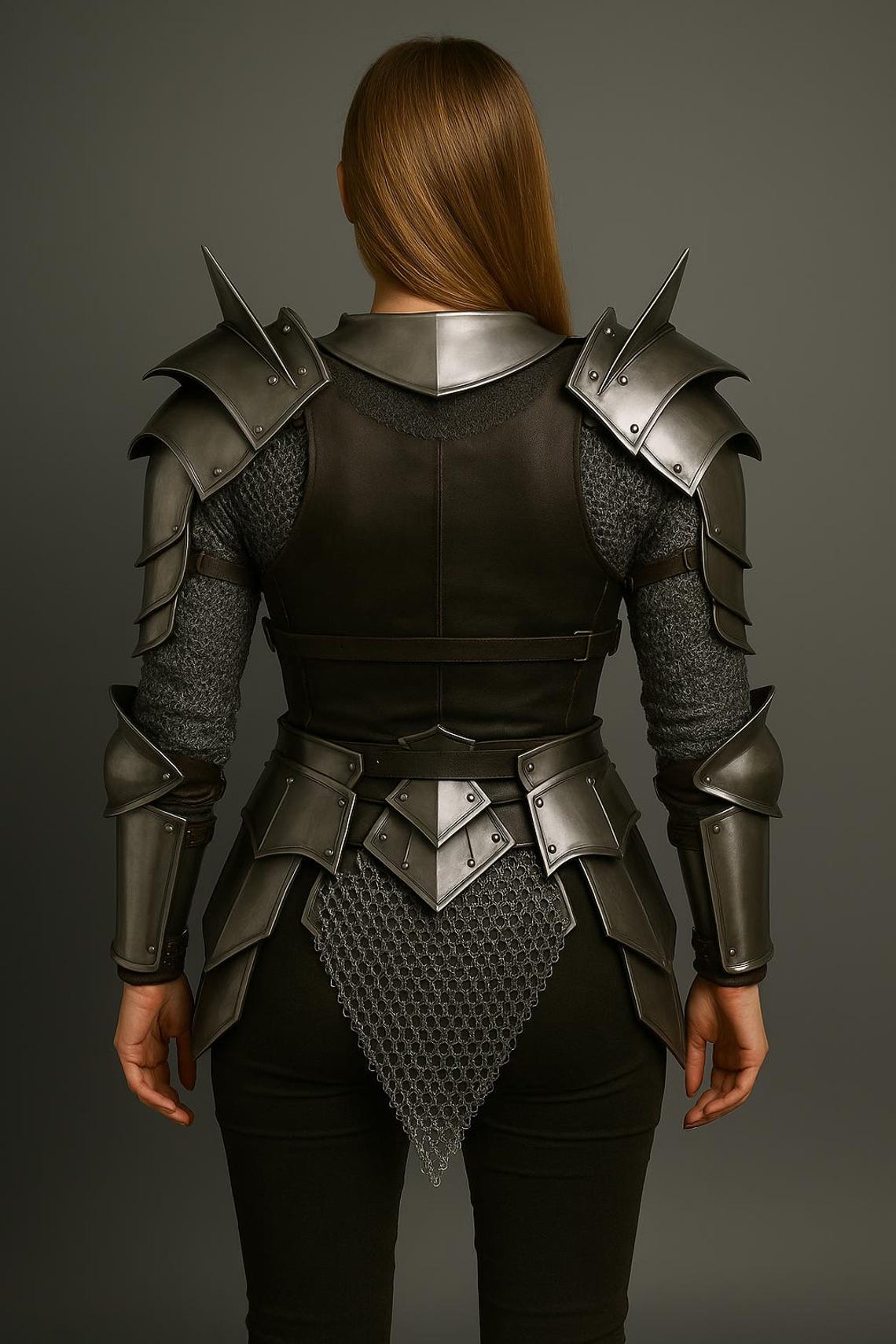 Steel Lady Knight Armor, Medieval Cosplay Costume, SCA LARP - Etsy