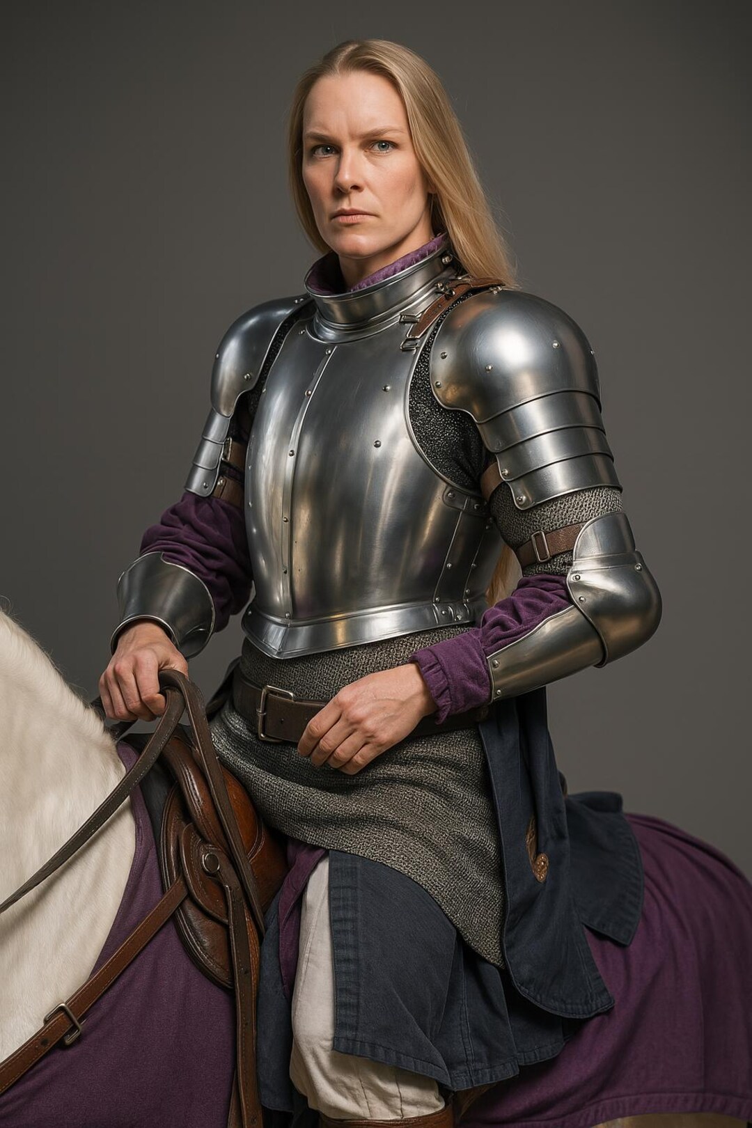 Hand Forged 18-gauge Steel Lady Armor: Medieval Knight Cosplay - Etsy