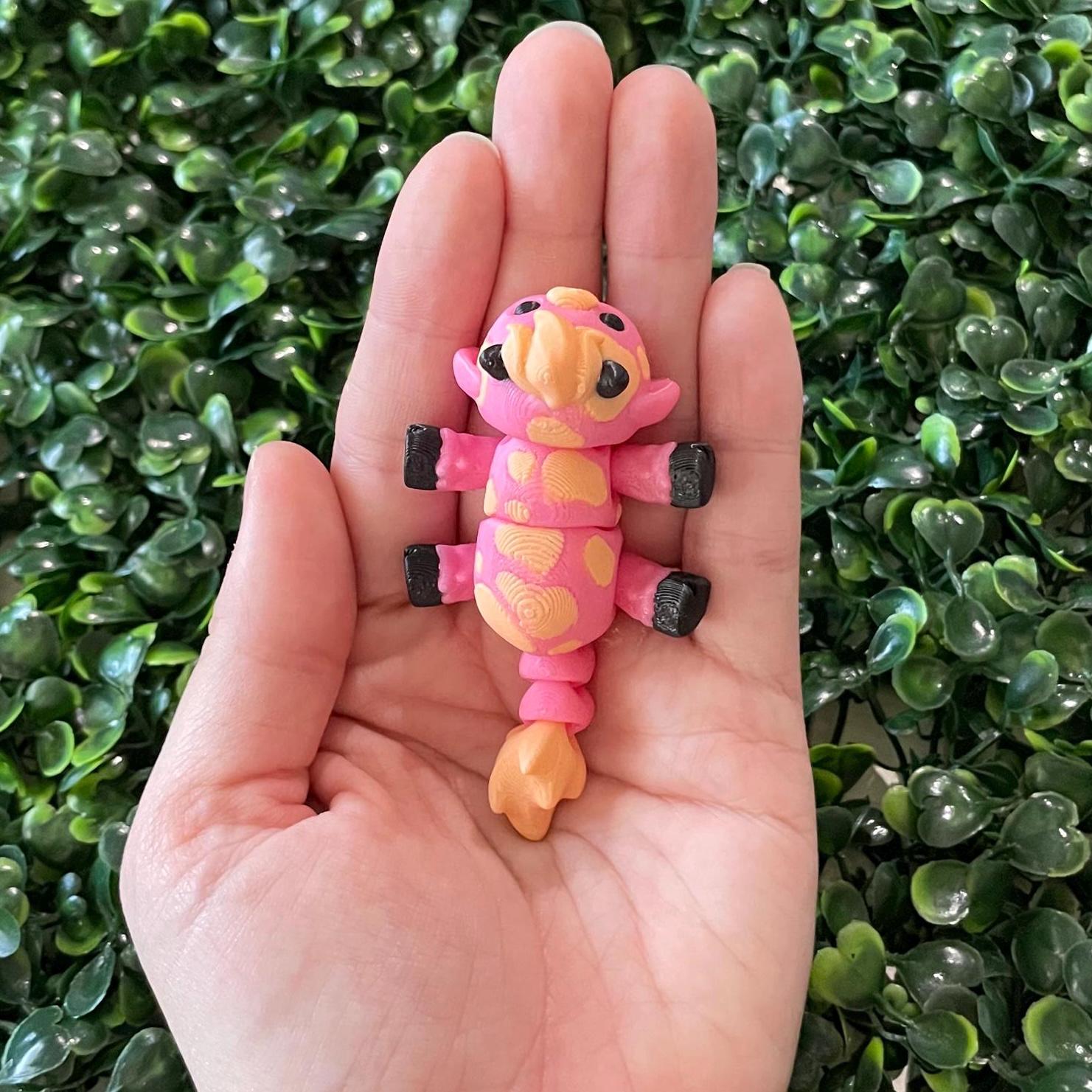 3d Printed Highland Cow Articulated Flexi Fidget Layers in Green - Etsy