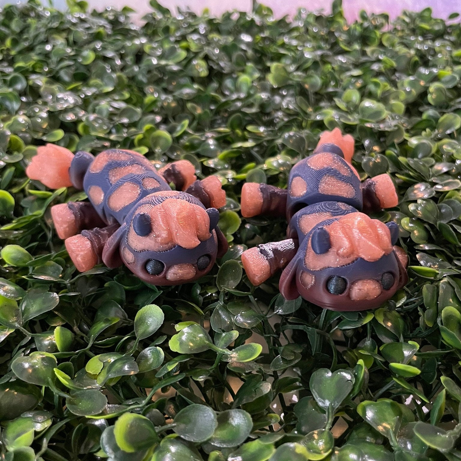 3d Printed Highland Cow Articulated Flexi Fidget Layers in Green - Etsy