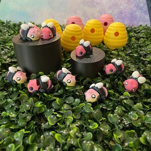 3d Printed Bee With Hive Articulated Flexi Fidget Layers in Green - Etsy