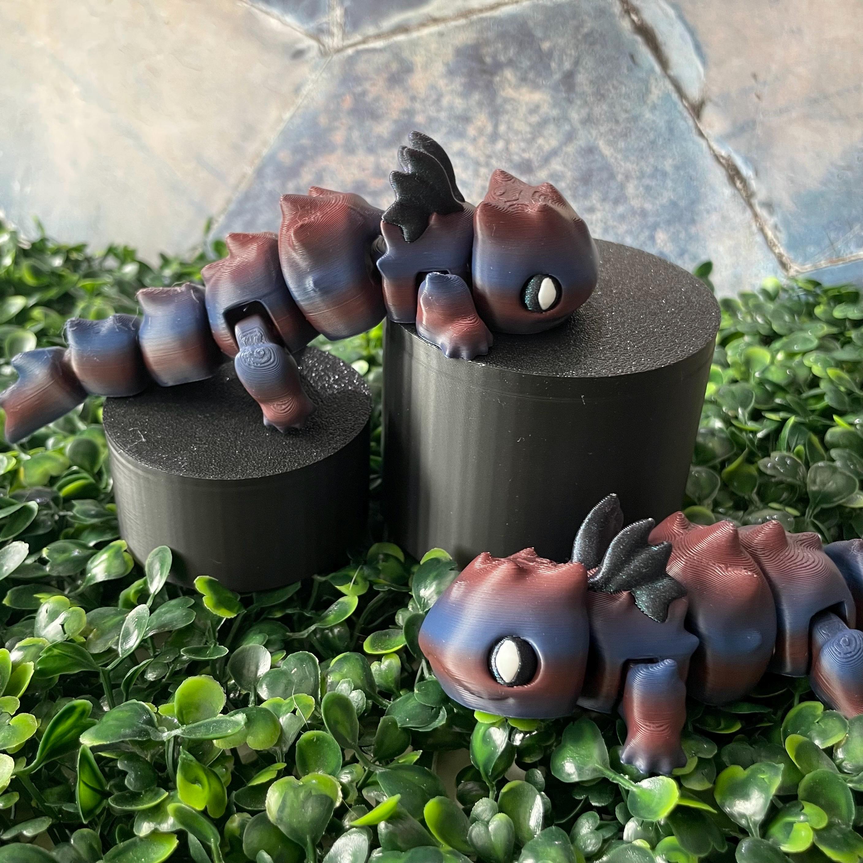 3d Printed Dramander Dragon Salamander Articulated Flexi Fidget Layers ...