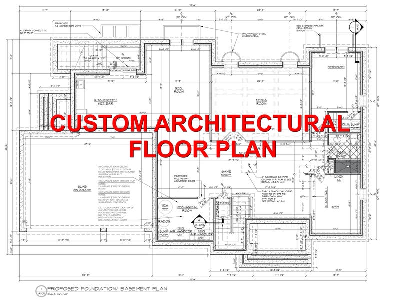 Custom Home Floor Plan Design: Architectural Drafting Visualization ...