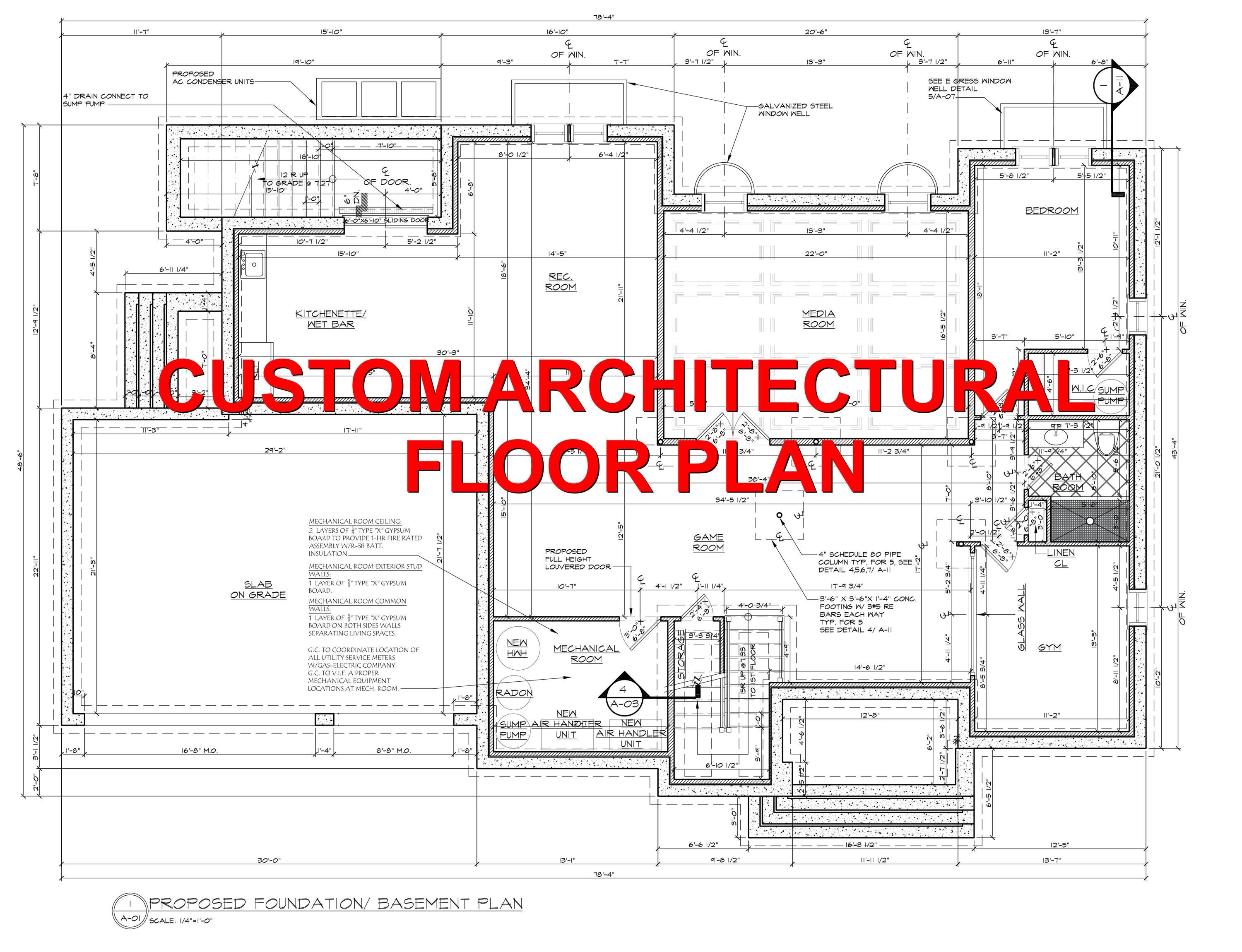 Custom Home Floor Plan Design: Architectural Drafting Visualization ...