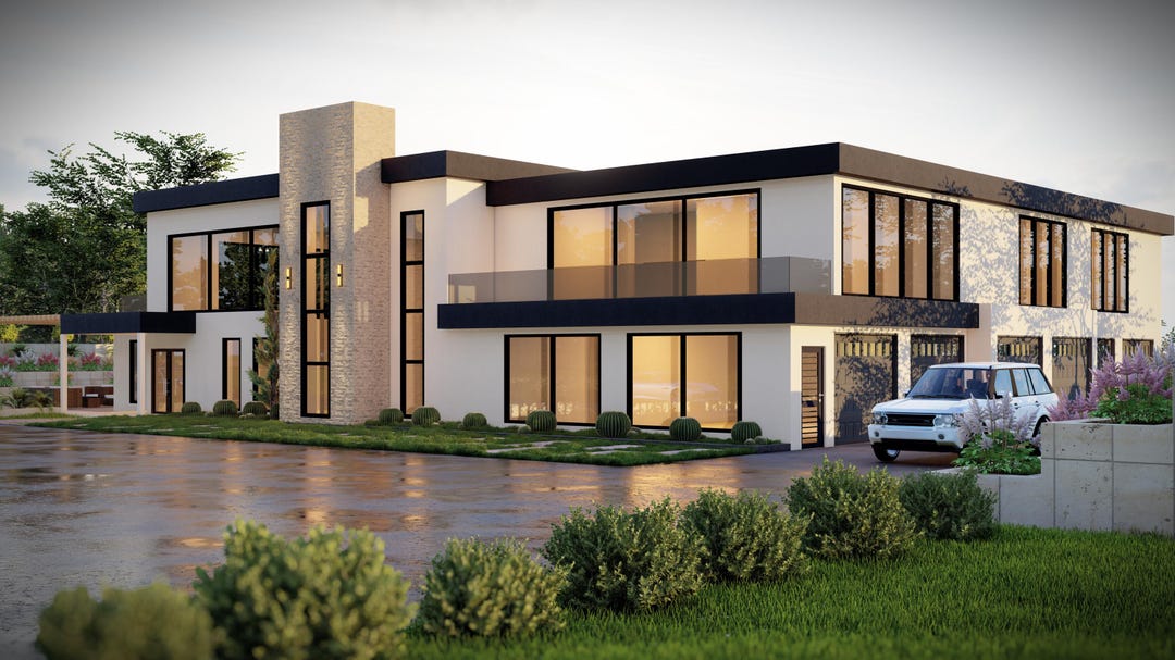 3D Home Design Rendering: Full Interior & Exterior Visualization - Etsy