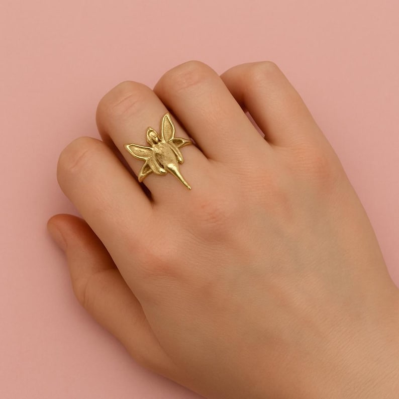 Fairy Ring Adjustable, Silver & Gold Fairy Jewelry for Women, Fantasy ...