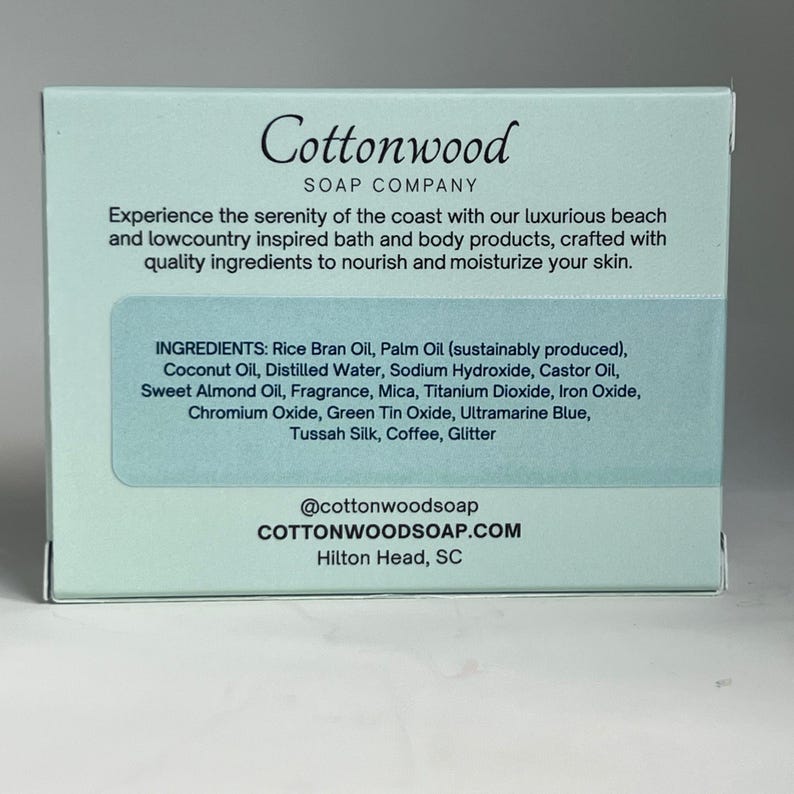 Hilton Head Beach Soap | Tropical Scent, Artisan Cold Process - Etsy