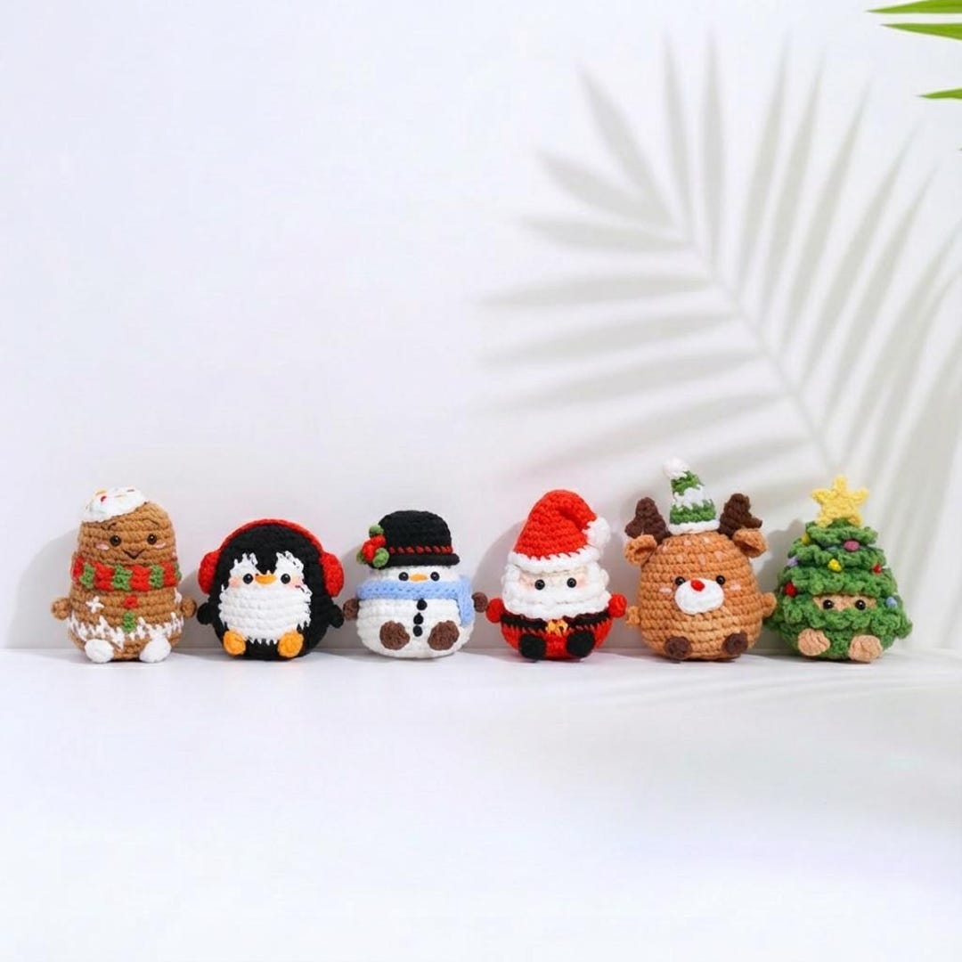 Amigurumi Crochet Pattern Bundle Swinging Holiday Squad PDF – Holiday ...
