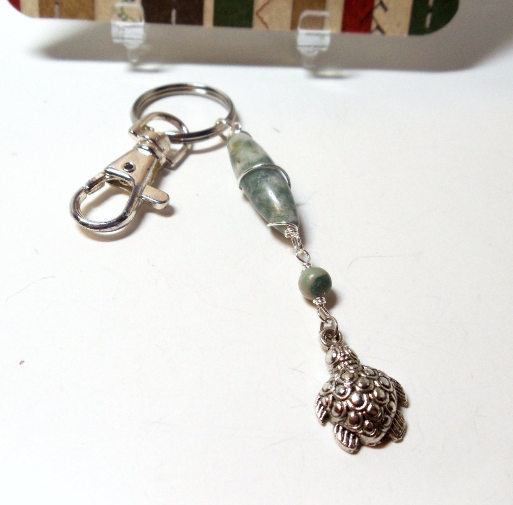 Embossed Card Friendship Card Turtle Key Ring Card Key Ring - Etsy