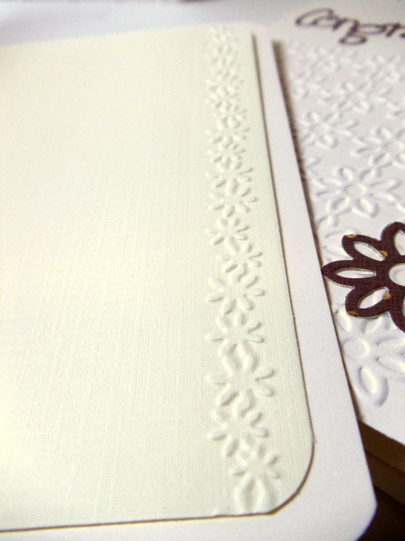 Congratulations Cards Embossed Linen Lined 5 Cards Boxed - Etsy