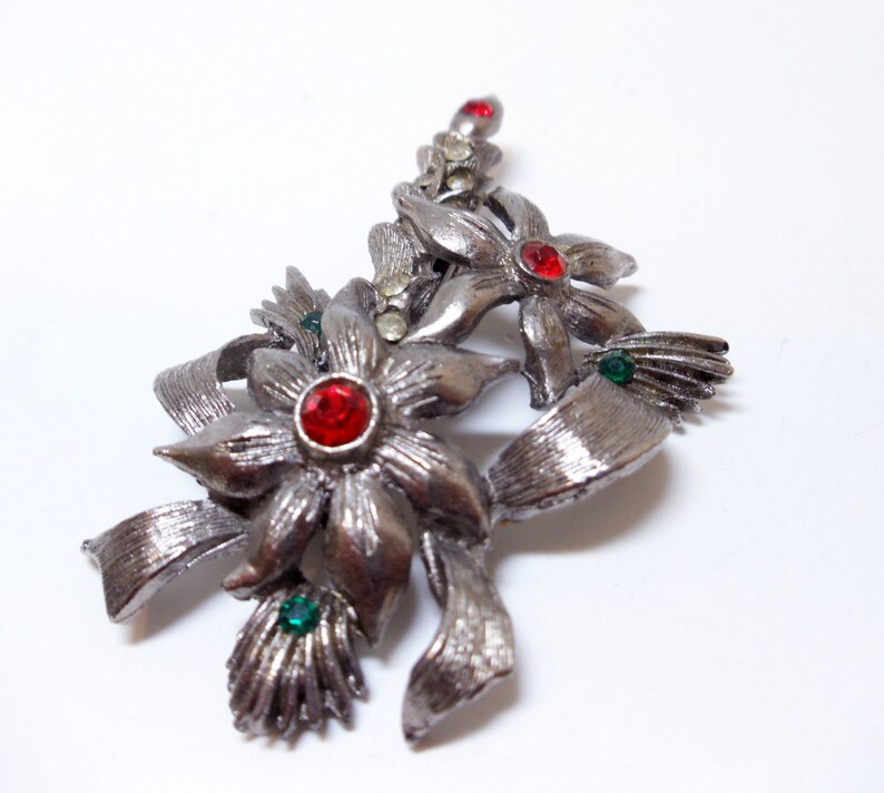 Beatrix Christmas Candle Brooch 1960s Vintage Holiday Jewelry - Etsy