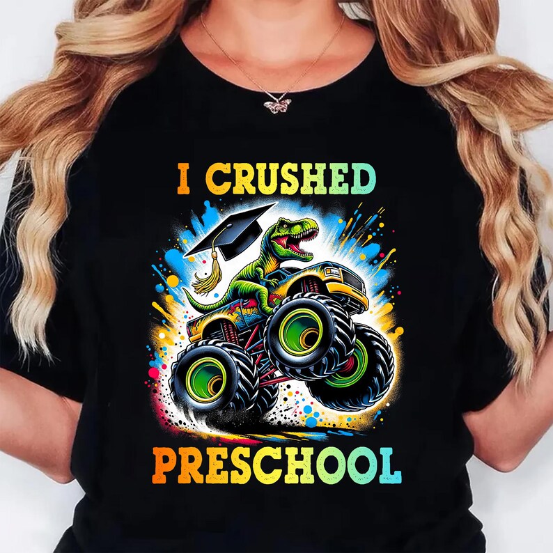 I Crushed Pre-k Monster Truck Png Bundle, Back to School Png, Preschool ...