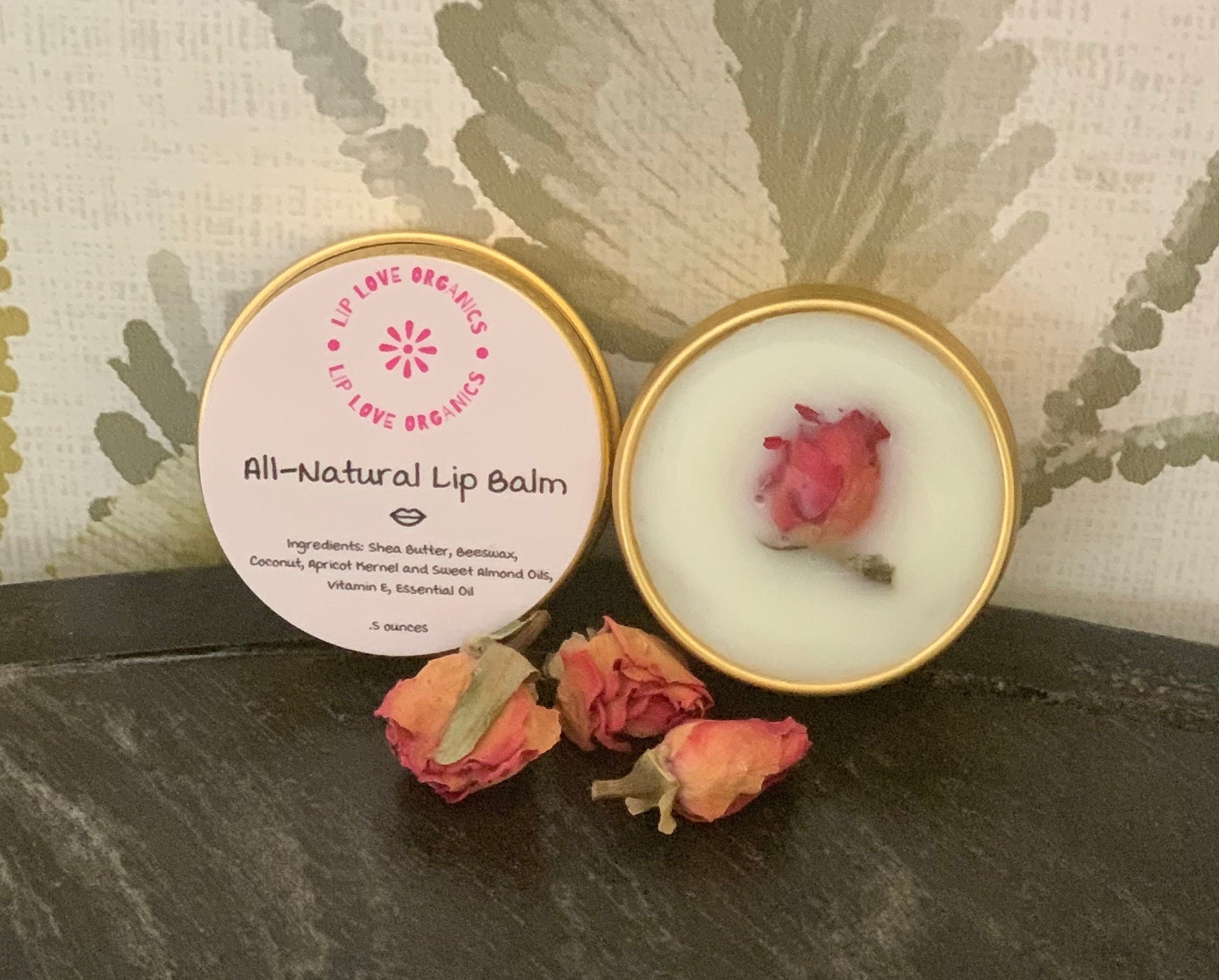 Bulk Rosebud Lip Balm Moisturizing Shea Butter Lip Balm No Labels ...
