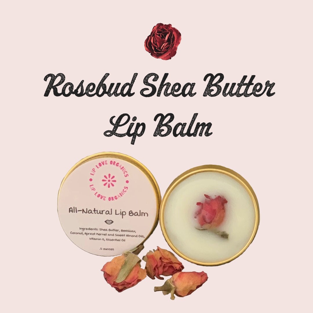 Bulk Rosebud Lip Balm Moisturizing Shea Butter Lip Balm No Labels ...