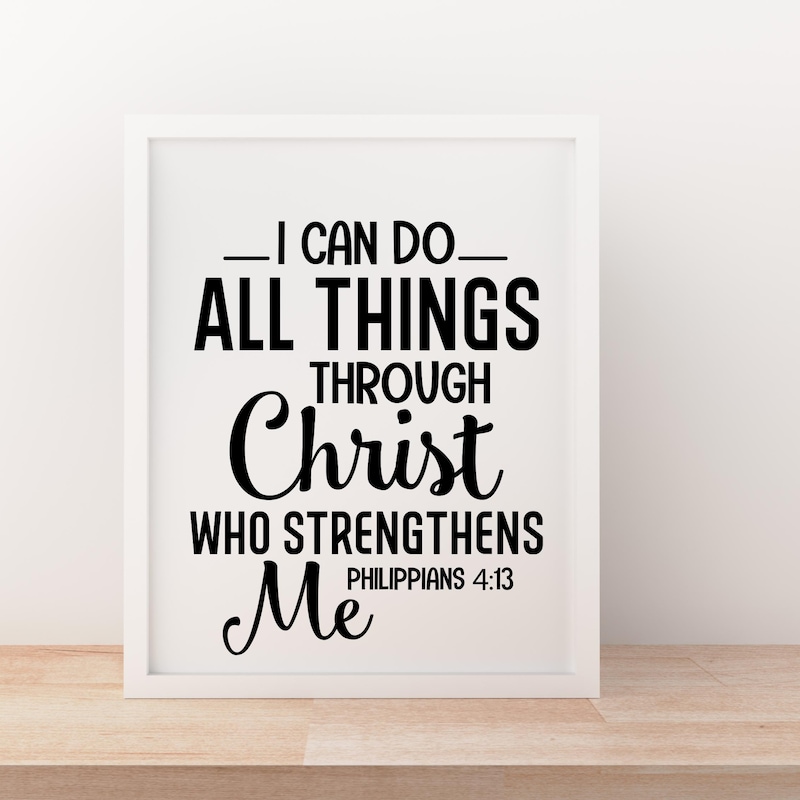 I Can Do All Things - Etsy