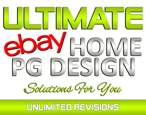 Custom eBay Store Home Page Design / eBay Shop Logo Design / | Etsy