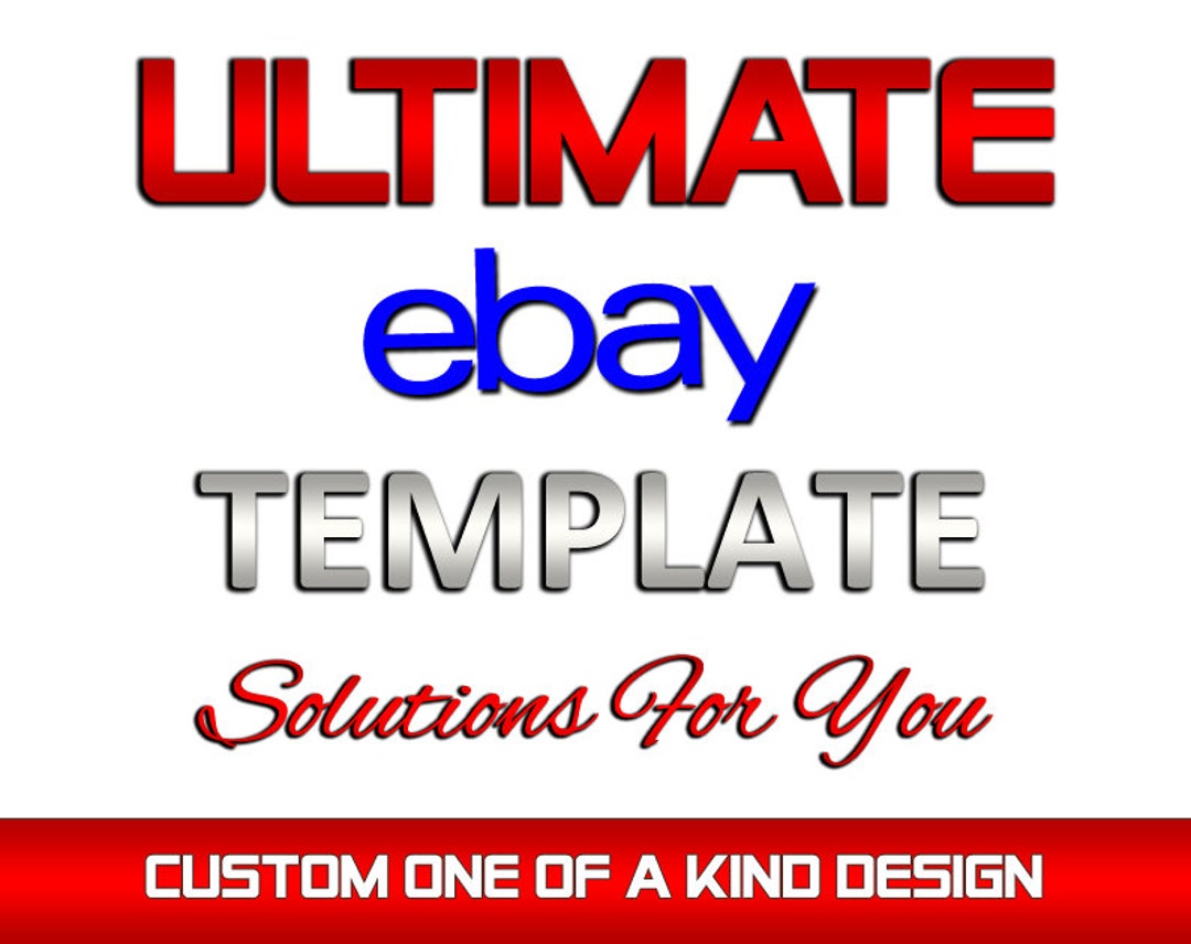 Custom Ebay Listing Template Store Design / Ebay Shop Logo Design ...