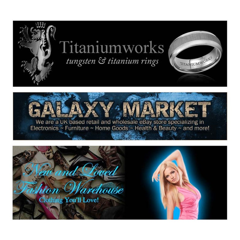 Custom Ebay Store Shop Design / Ebay Billboard Banner Design / Listing ...