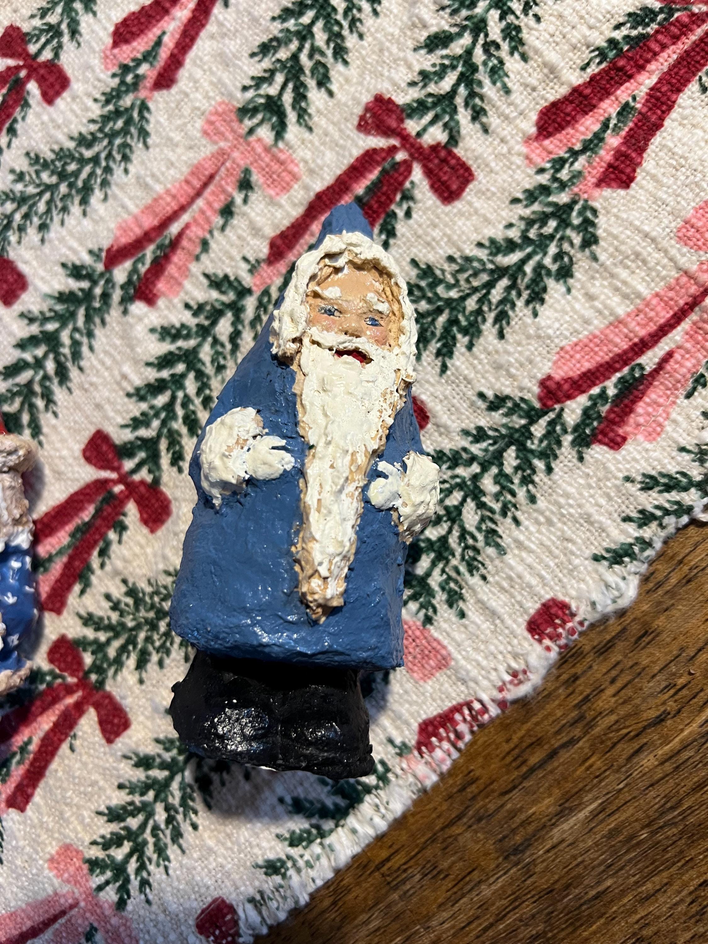 Primitive Handpainted Santas | Sold Individually - Etsy