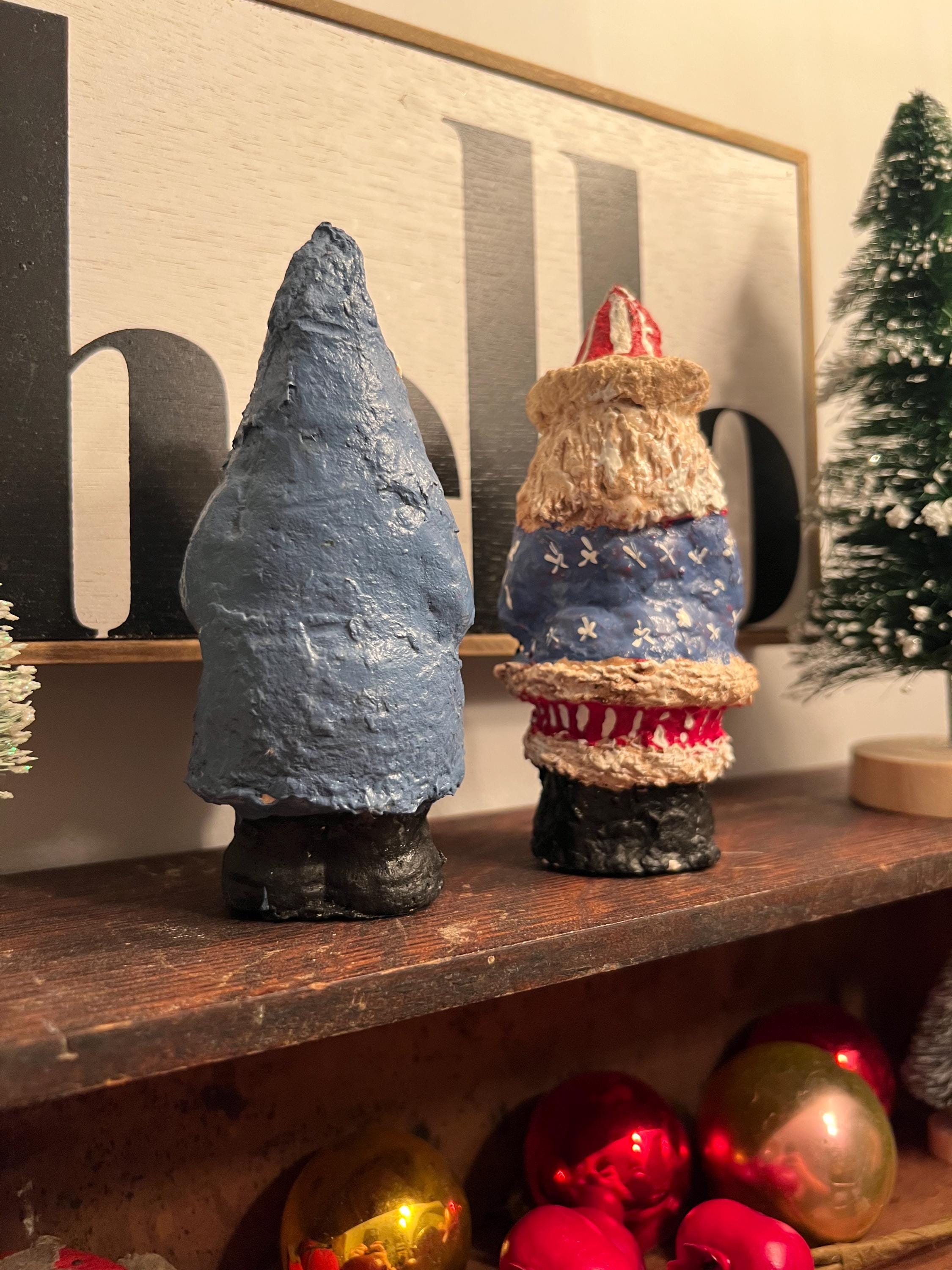 Primitive Handpainted Santas | Sold Individually - Etsy