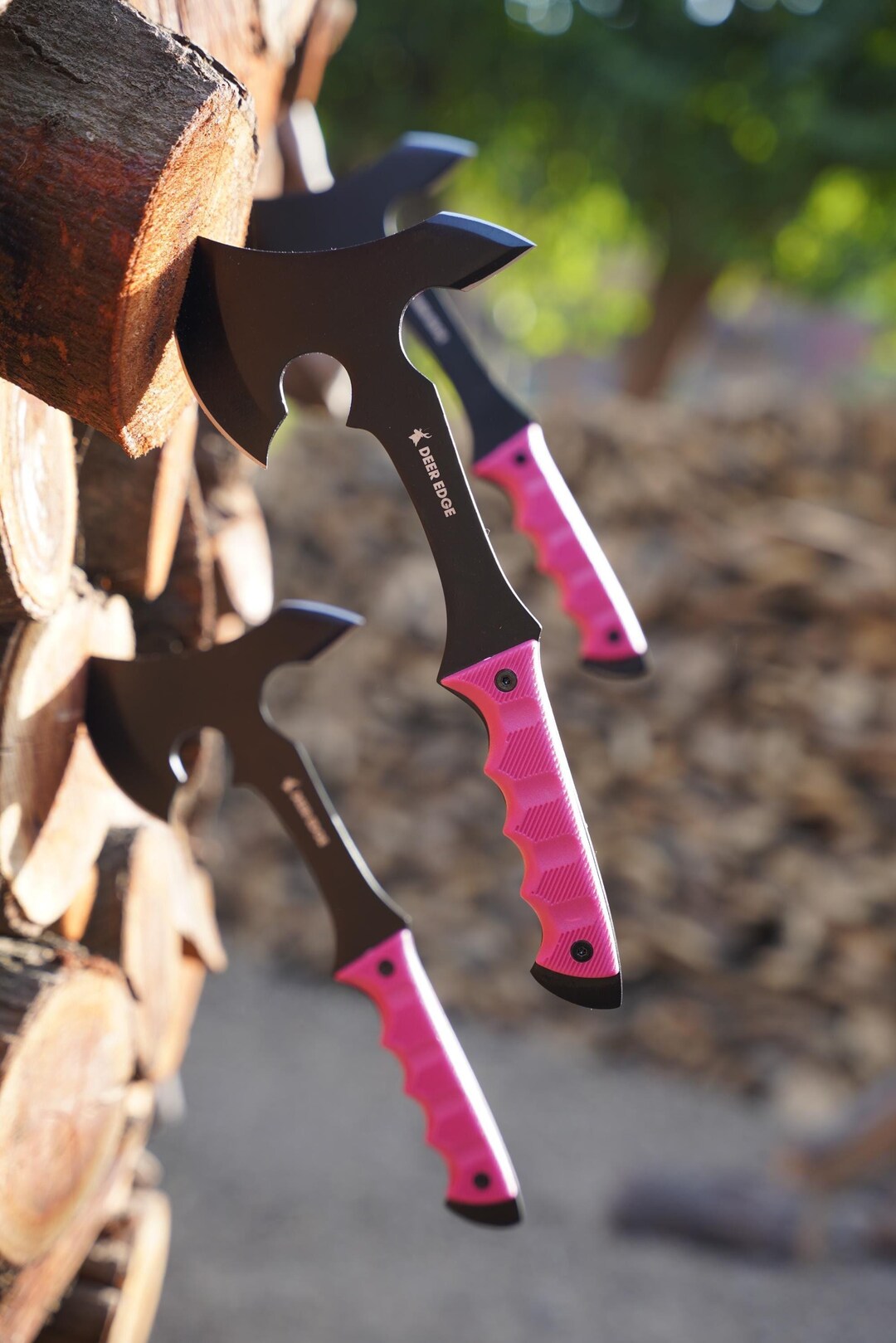 Full Tang Throwing Axe & Knife Set: Balanced Beginner Throwers - Etsy