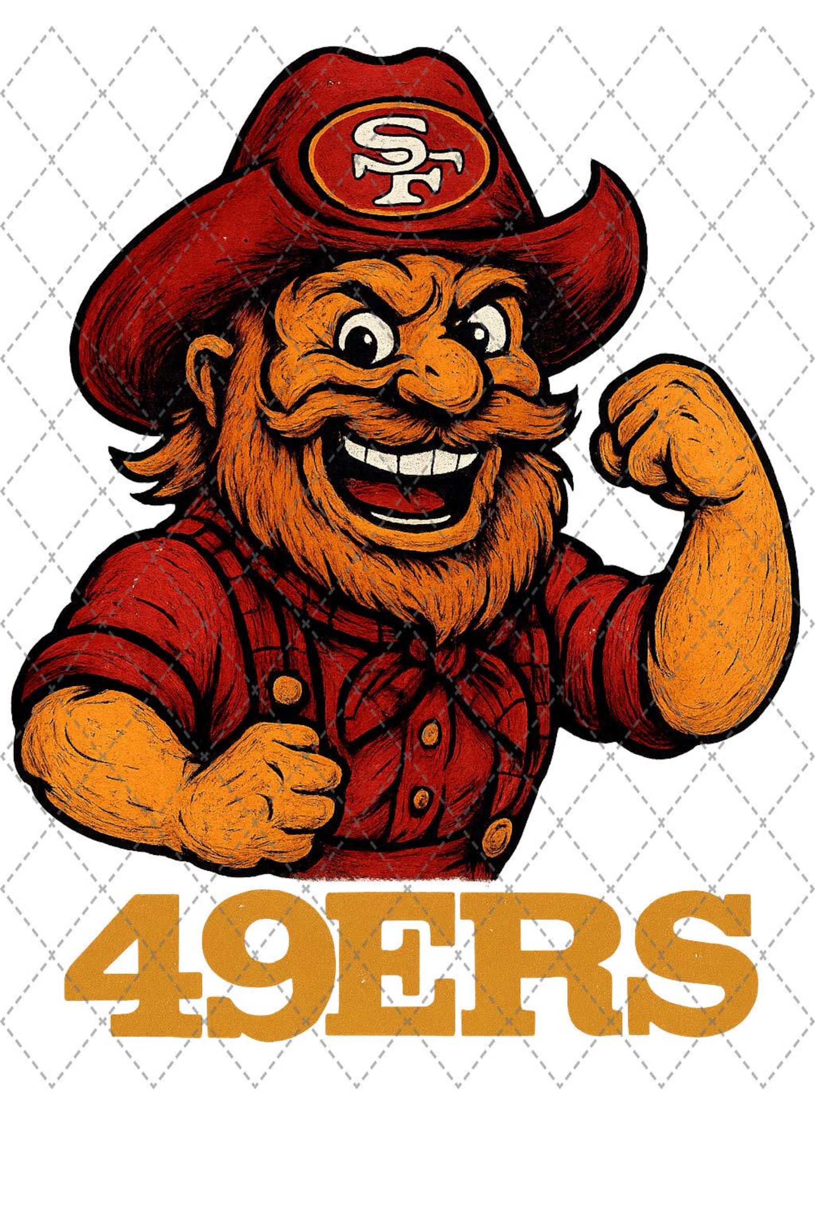 Vintage 49ers Sourdough Sam PNG: Retro Mascot Art (digital Download) - Etsy