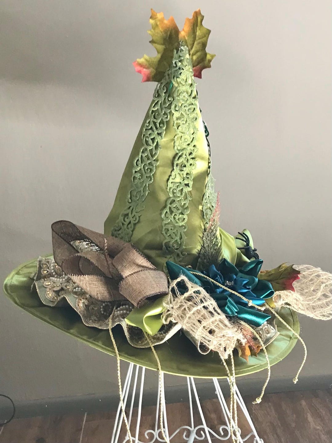 Forrest Witch,mage ,sorceress, Wizard ,witch , Halloween, Hats, Comicon ...