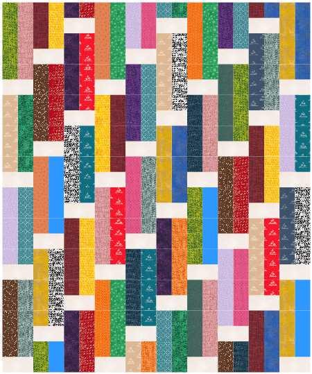 Covered in Adventure Quilt Pattern – 2 1/2 Inch Strips, Jelly Roll ...