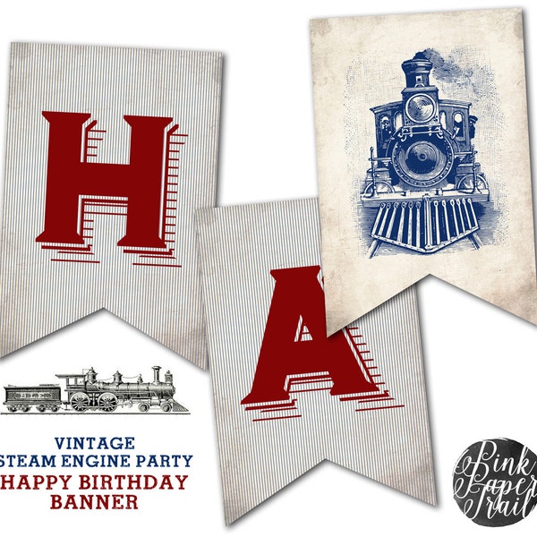 Vintage Train Party - Etsy