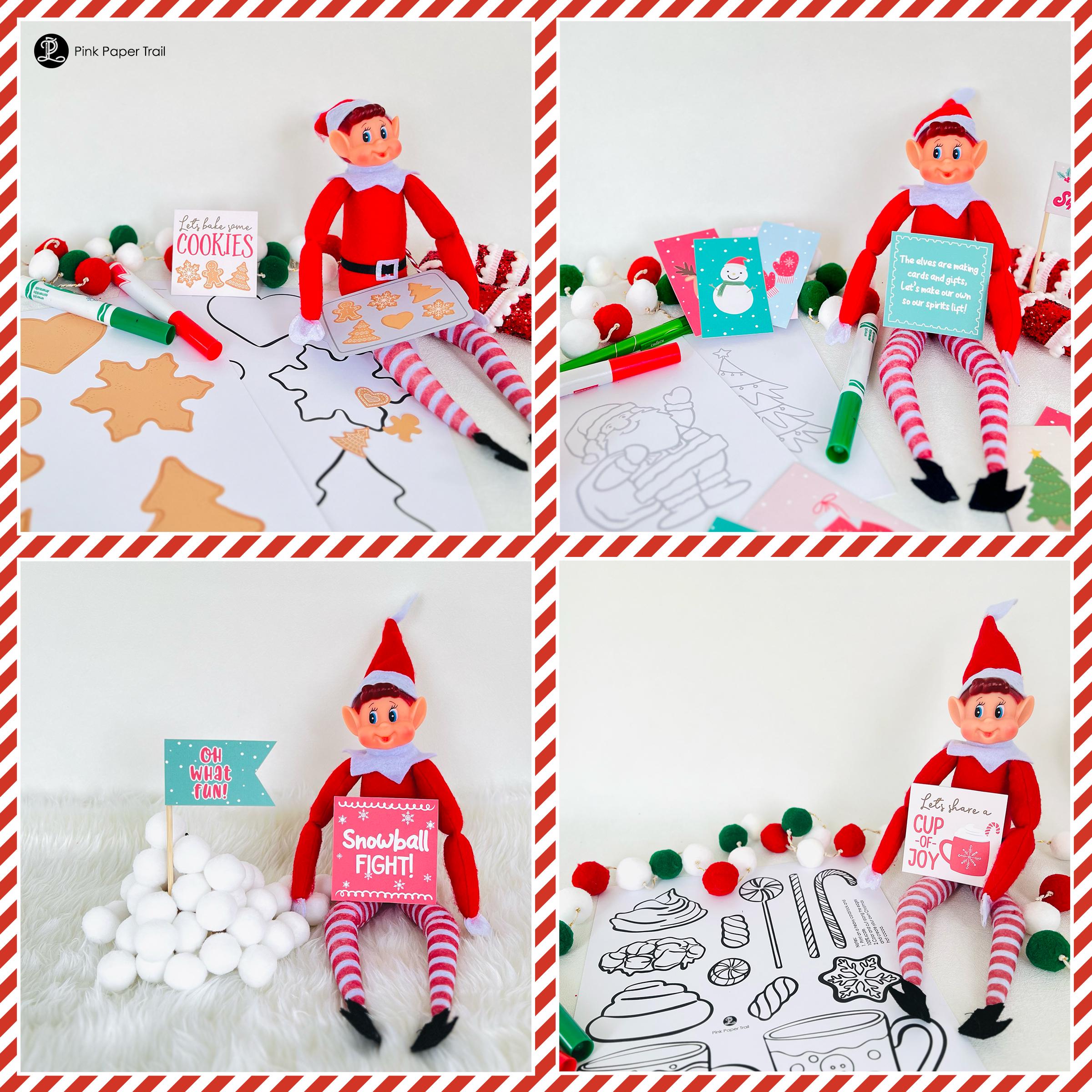 Elf Activity Kit Printable 24 Days of Elf Antics & Ideas for Kids ...