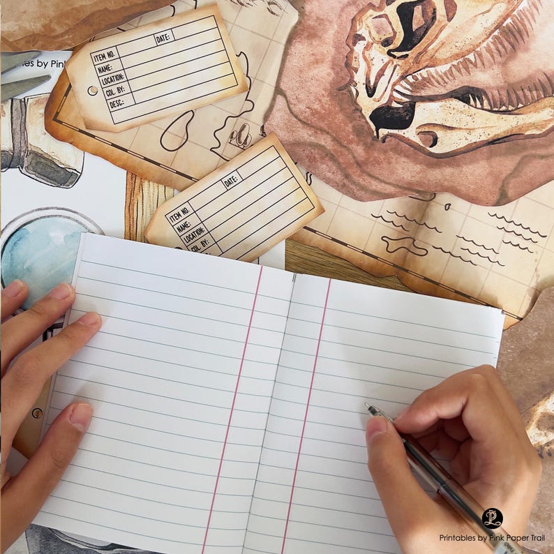 Paleontology Dinosaur Dig Dramatic Play Kit, Dinosaur Excavation ...