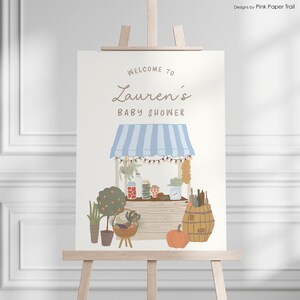 Editable Locally Grown Farmers Market Welcome Party Sign Party Decor ...