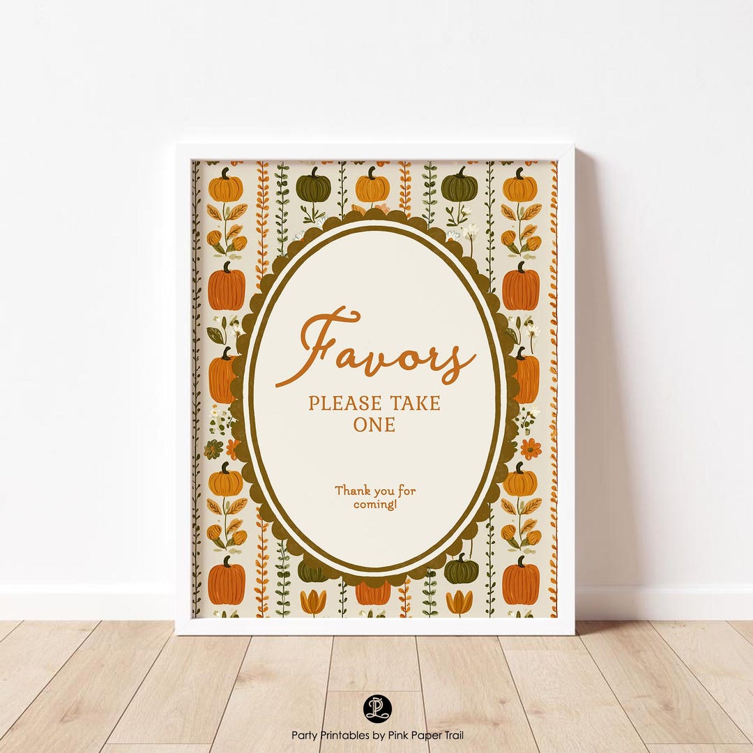 Grandmillennial Baby Shower Birthday Table Sign, Editable Printable ...