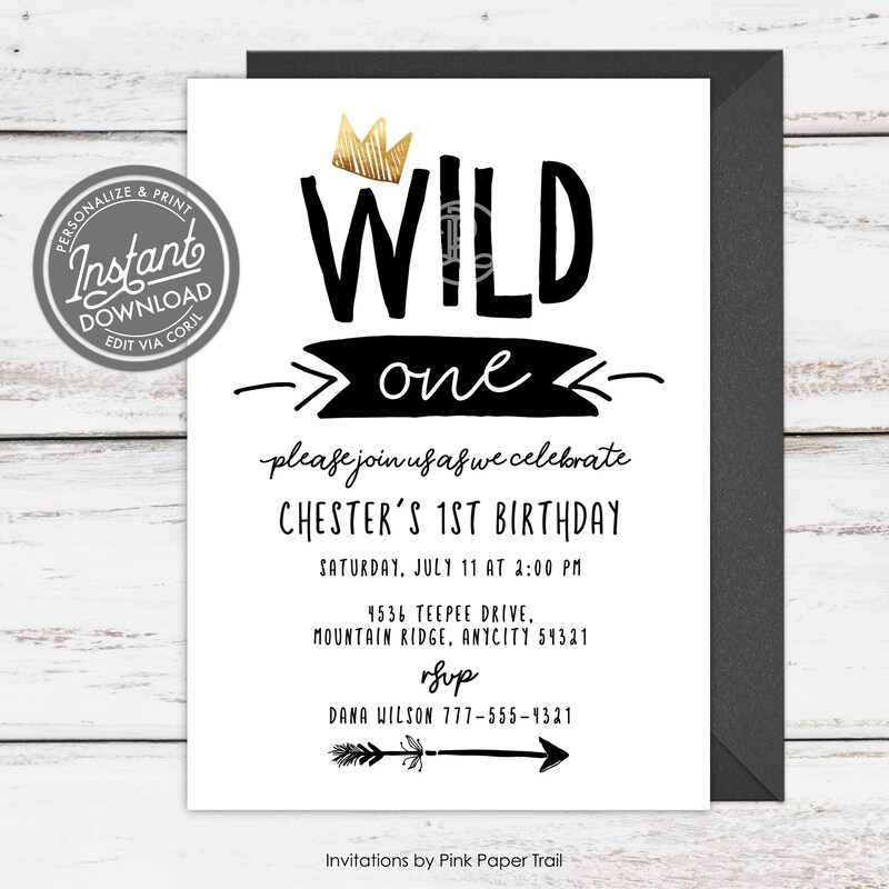 Wild One Birthday - Etsy