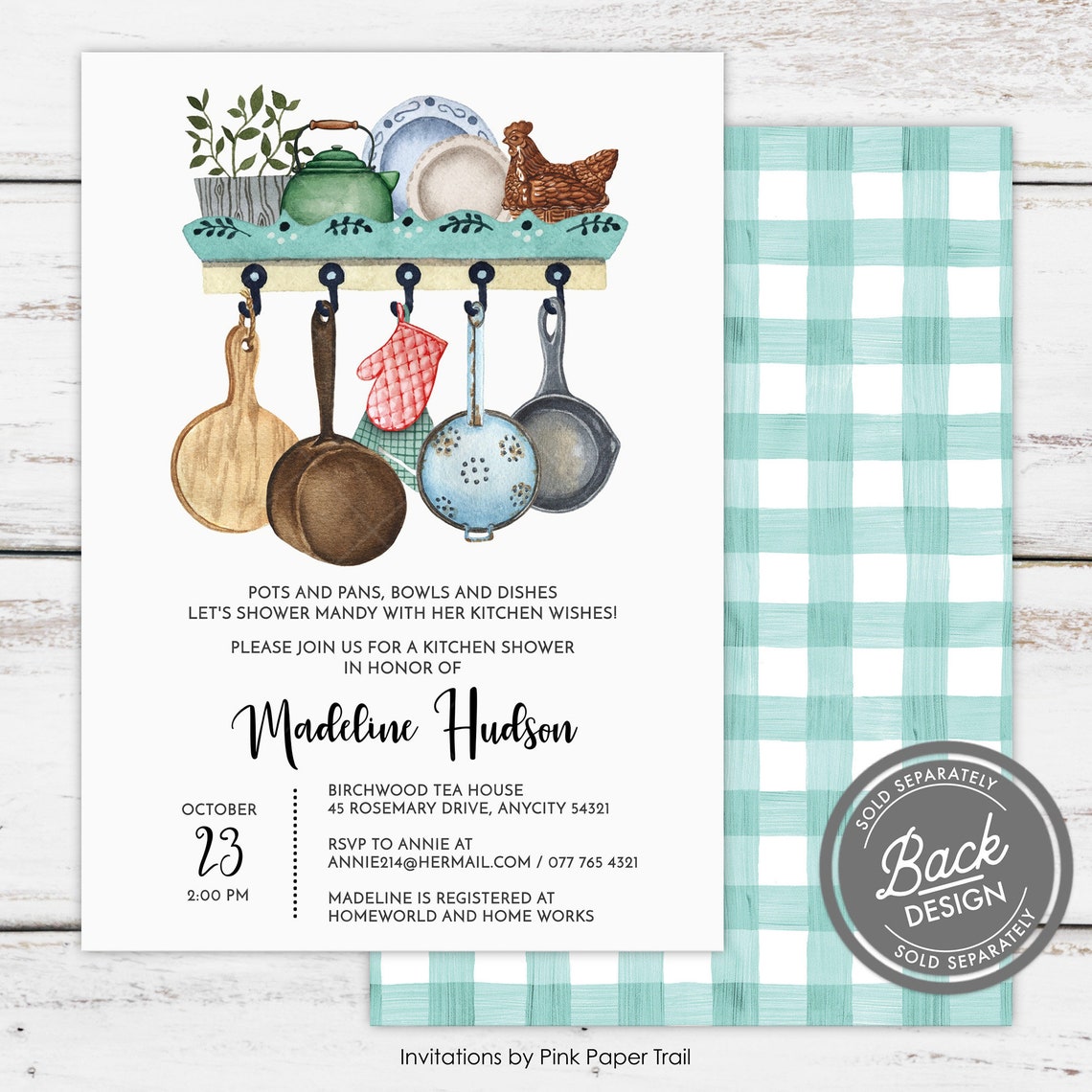 EDITABLE Kitchen Bridal Shower Invitation Kitchen Couples - Etsy