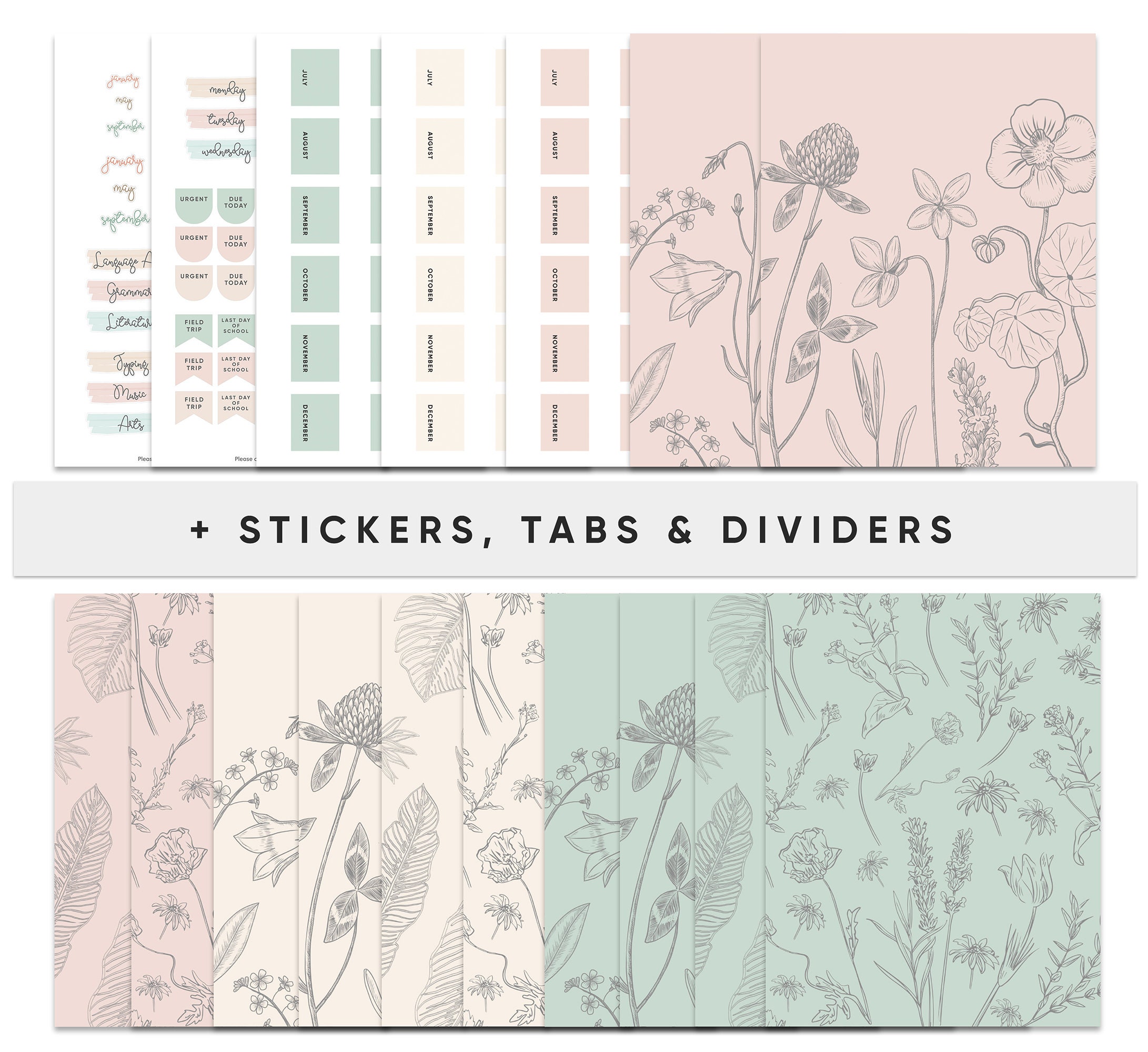 Ultimate Homeschool Planner Printable, DIY Homeschool Planner Pages ...