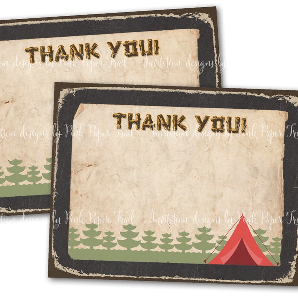 Camping Thank You - Etsy