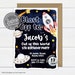 Blast off Outer Space Rocket Ship Birthday Party Invitation, Space Ship ...
