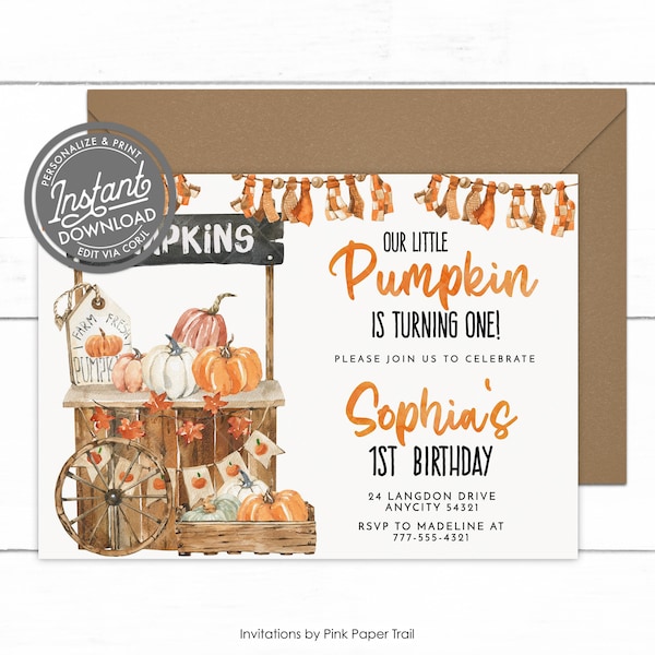 Pumpkin Patch Party - Etsy