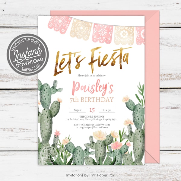 Cactus Birthday Party - Etsy