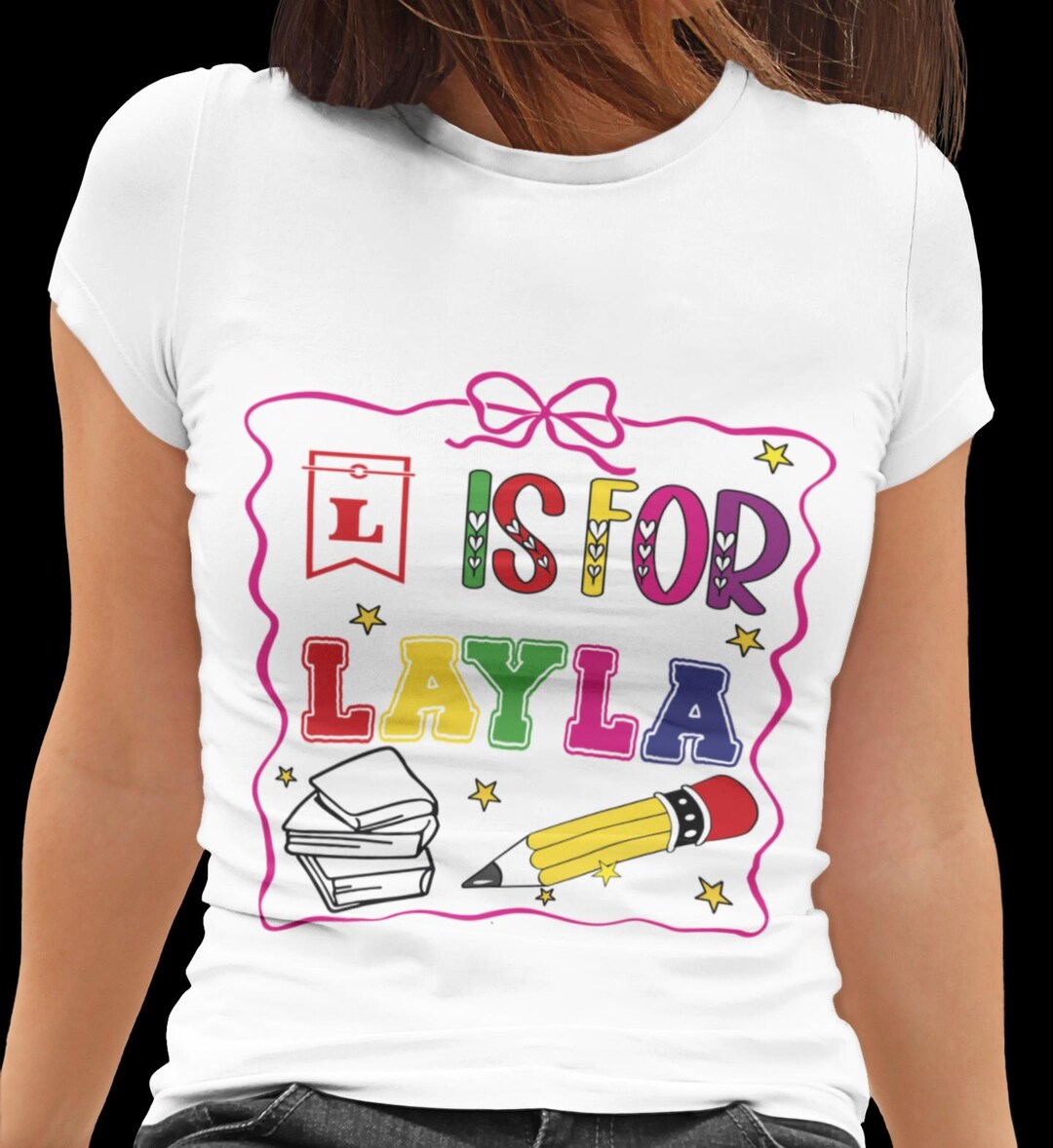 Custom Student Shirt Design for Back to School SVG & PNG – First Day of ...