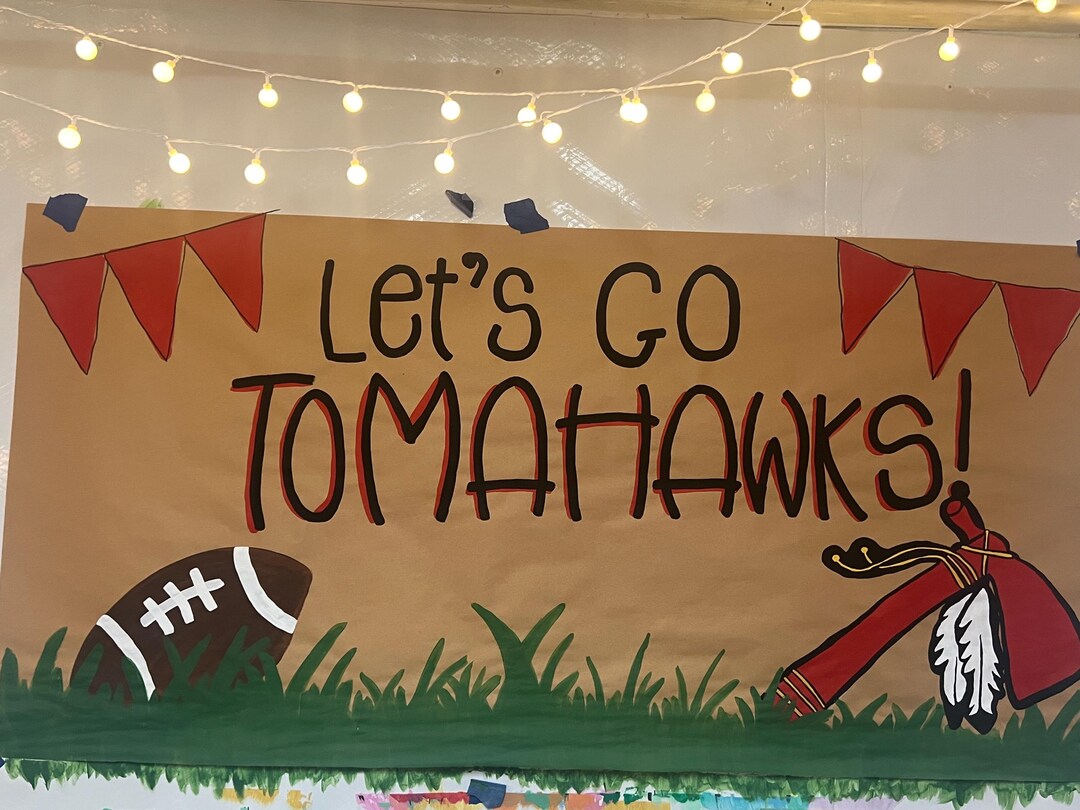 Custom Sports Team Banner - Using Your Team Mascot and Colors! - Etsy