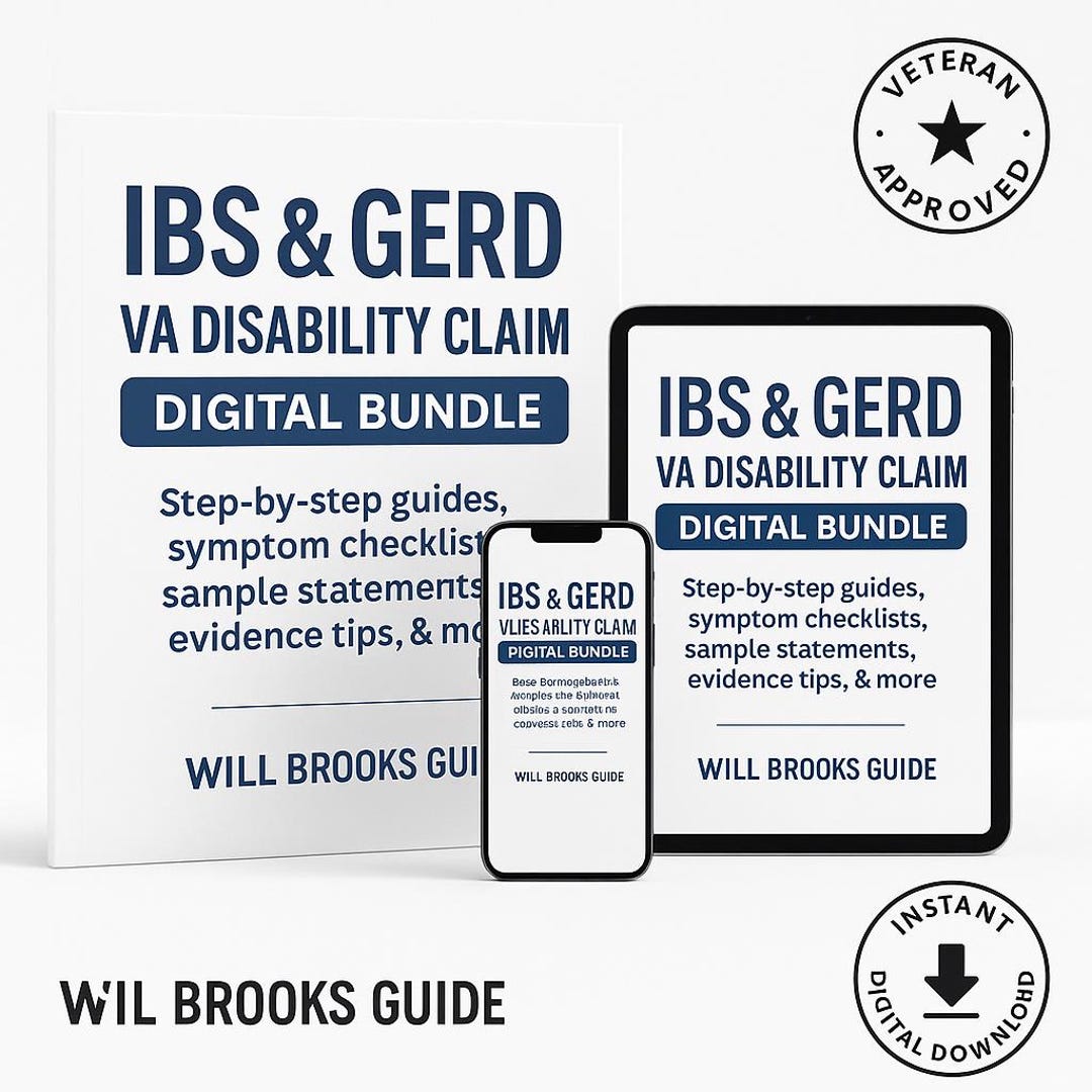 IBS & GERD VA Disability Claim Digital Bundle – Step-by-step Va Claim ...
