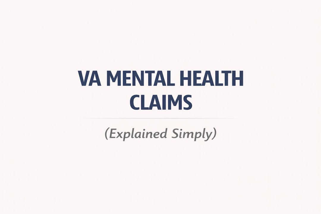 VA Mental Health Disability Claim Guide – PTSD, Anxiety & Depression ...