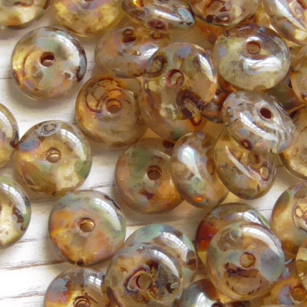 Tortoise Glass Beads - Etsy