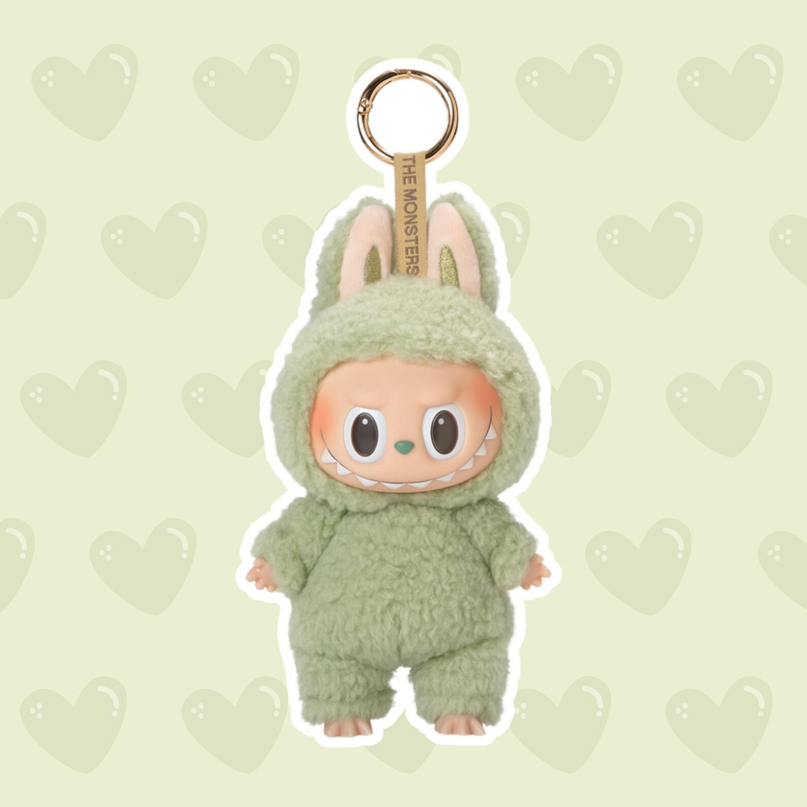 Labubu Sticker -exciting Macaron Green Grape | Kawaii Vinyl Sticker for ...