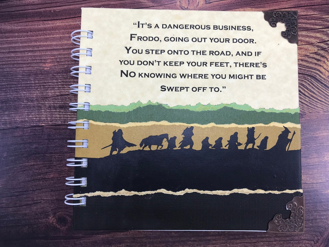 Lord of the Rings Hobbit Journal - Etsy